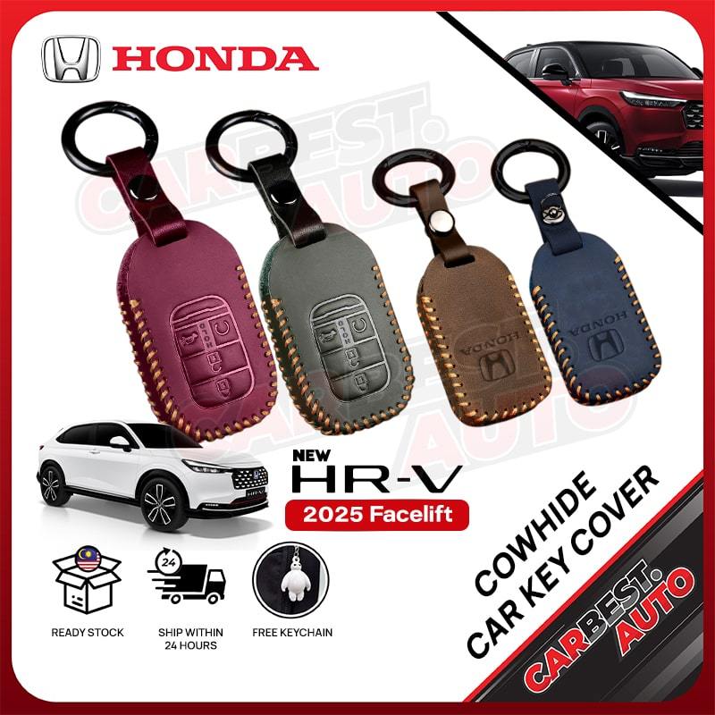 𝐇𝐨𝐧𝐝𝐚 𝐇𝐑𝐕 𝟐𝟎𝟐𝟓 𝐍𝐄𝐖 𝐅𝐚𝐜𝐞𝐥𝐢𝐟𝐭 / 2022 - 2024 Leather Car Key Cover Kunci ...
