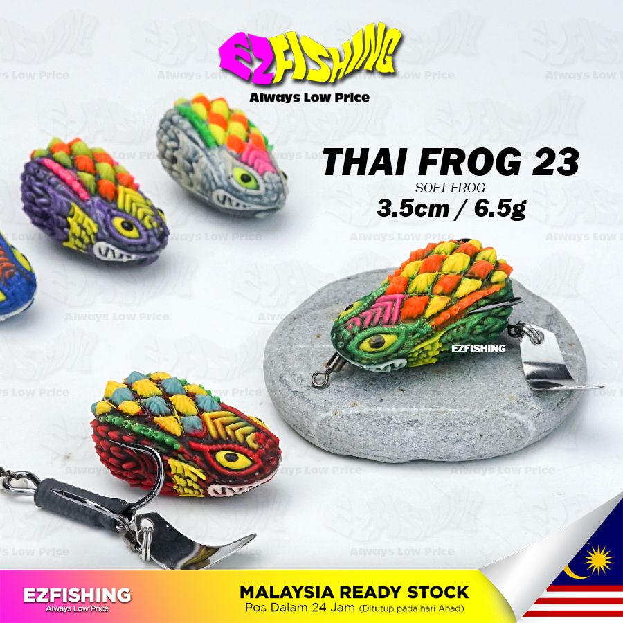 EZF Thai Frog 23 | 3.5cm 6.5g | Thailand Soft frog Umpan Tiruan Katak ...