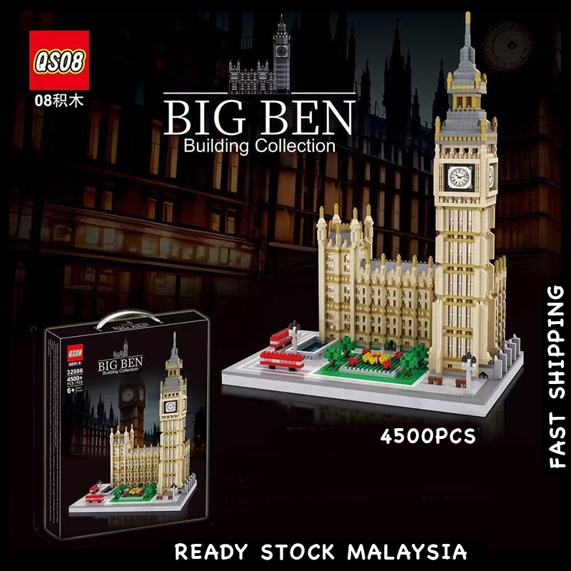 QS08 Big Ben Elizabeth Tower Clock Tower London England United Kingdom ...