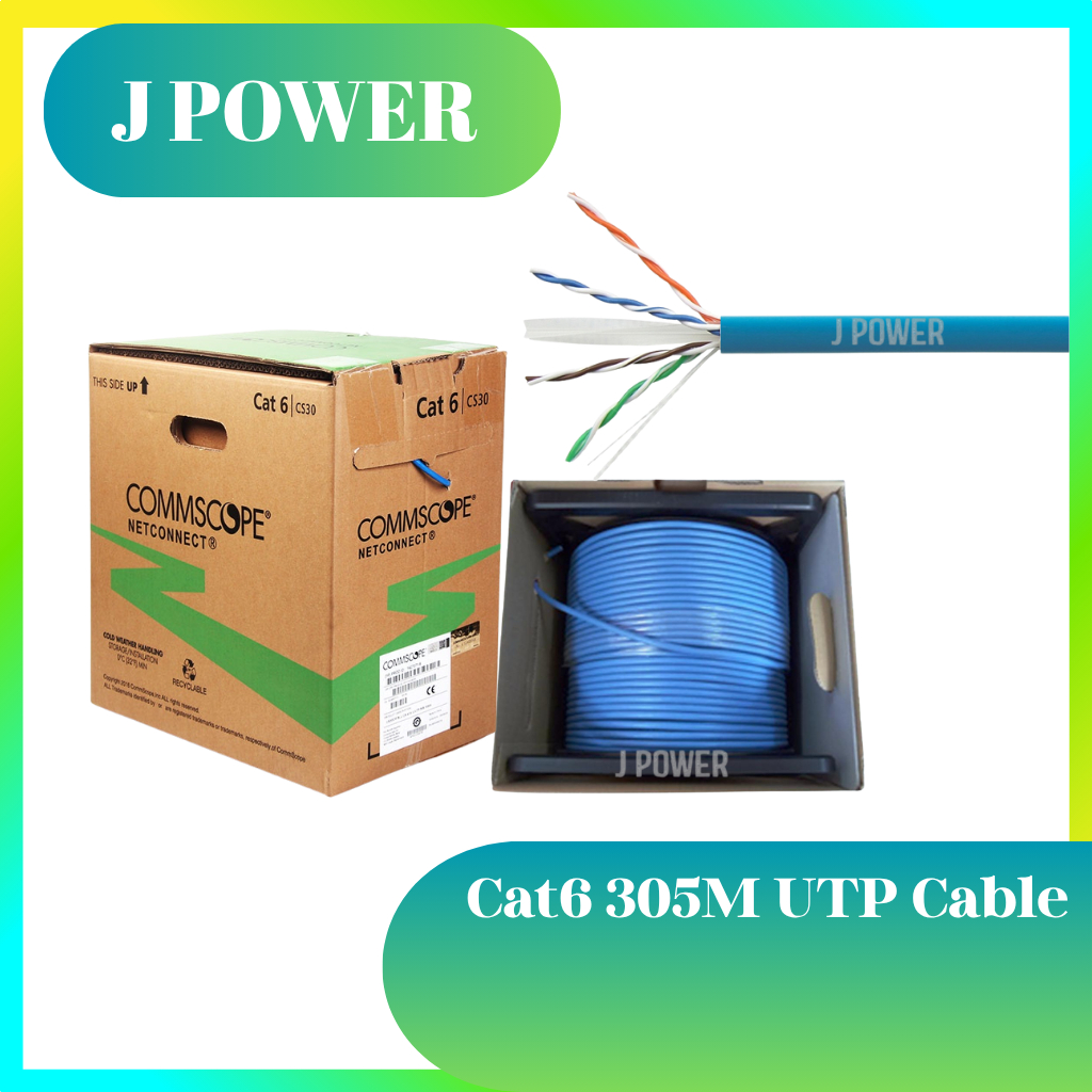 COMMSCOPE UTP Cat6 Network Cable 305m | Shopee Malaysia