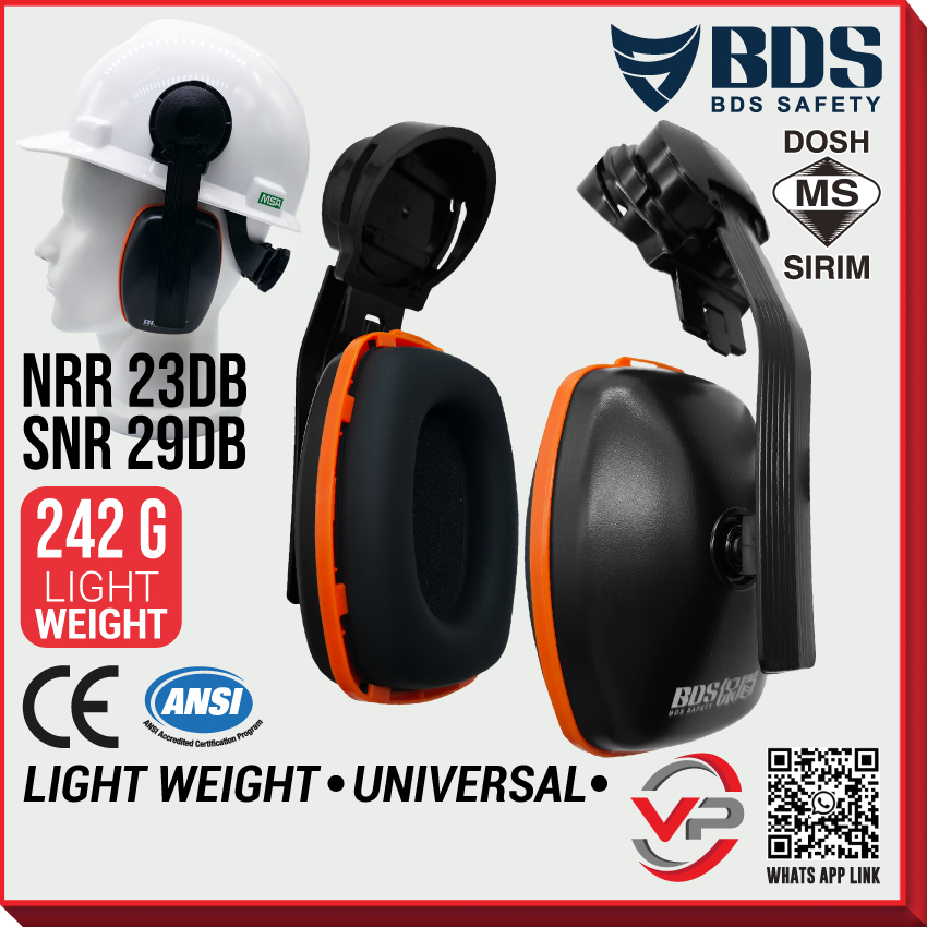 BDS EM-5003E Pelindung Telinga utk Topi Keselamatan SIRIM DOSH ...