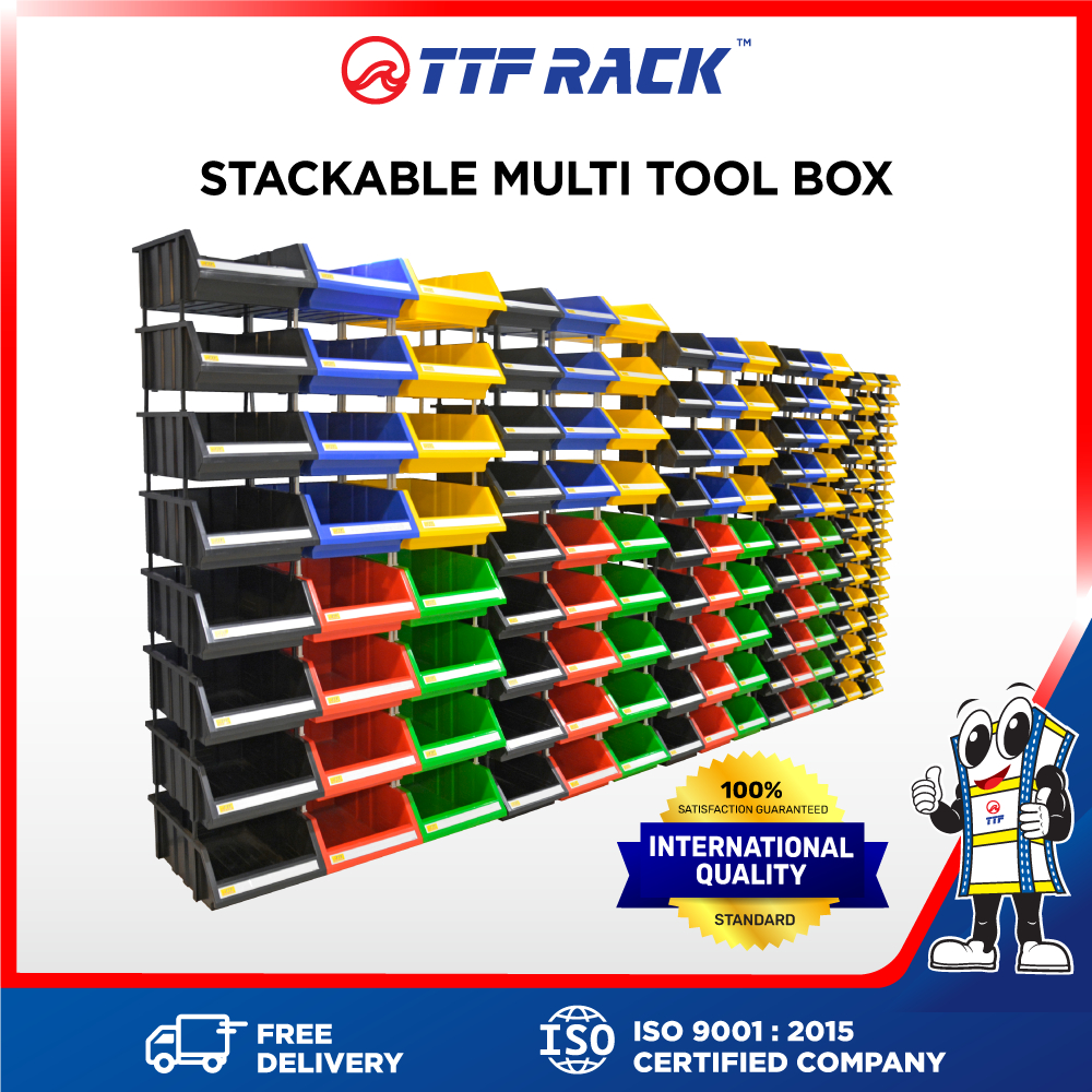 TTF Rack™ (MTB PER UNIT) Multi Tool Box /Storage Box Organizer /Storage ...