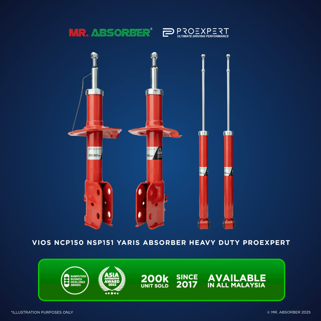 Toyota Vios NCP150 / NSP151 / Yaris Proexpert Heavy Duty Absorber | Shopee Malaysia