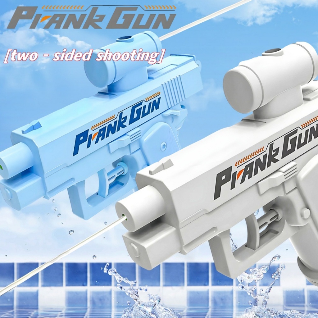 prank water gun classmate gift Creative Double-Sided Water Gun After ...