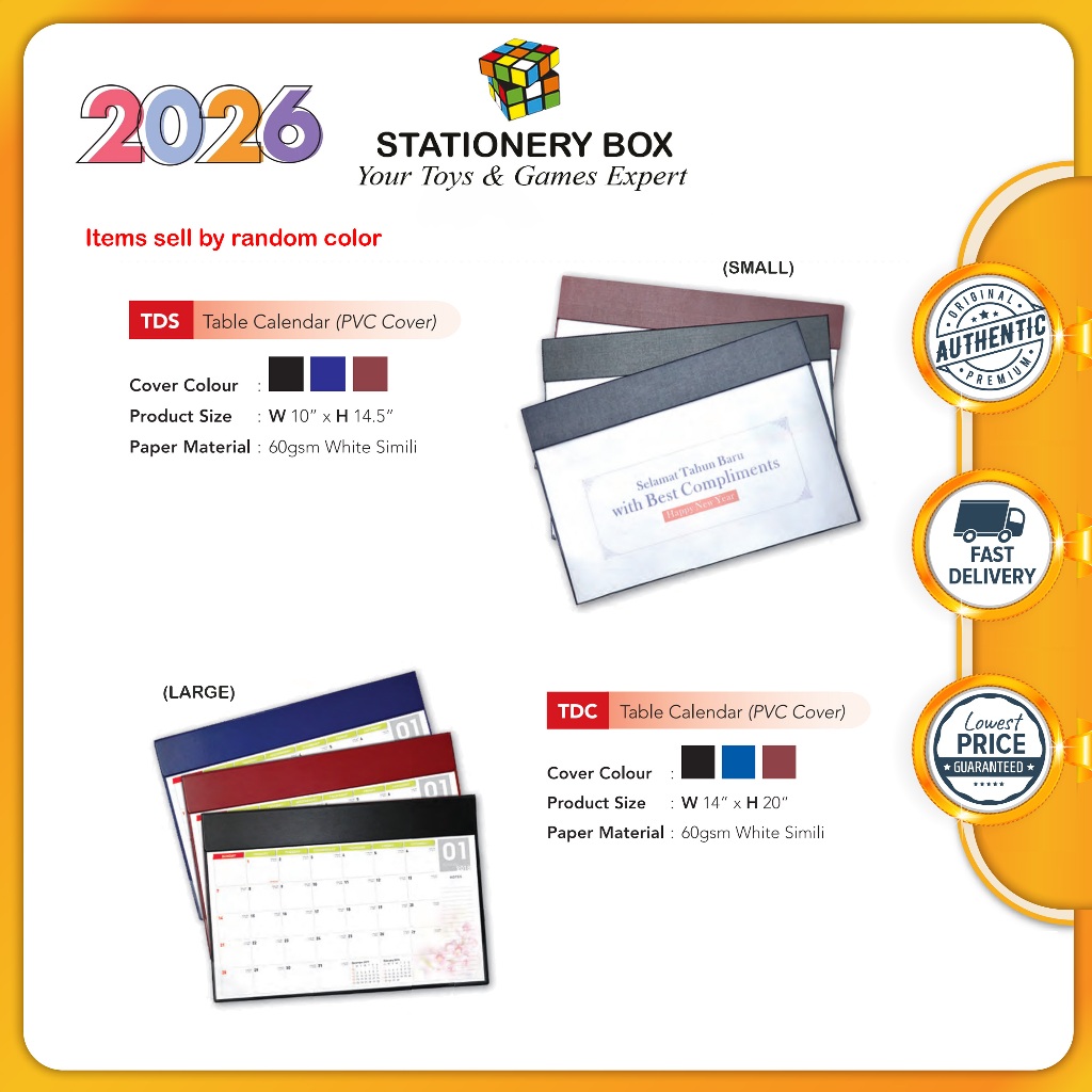 2026 Monthly Planning Table Planner / Desktop Planner Calendar with PVC ...