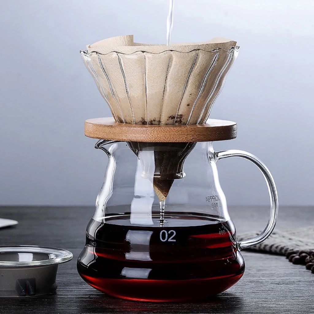 Glass Coffee Pot With Filter Drip Brewing Hot Brewer Coffee Pot Cloud ...