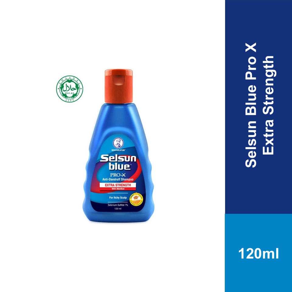 Selsun Blue Pro Extra Strength Anti-Dandruff Shampoo 120ml | Shopee ...