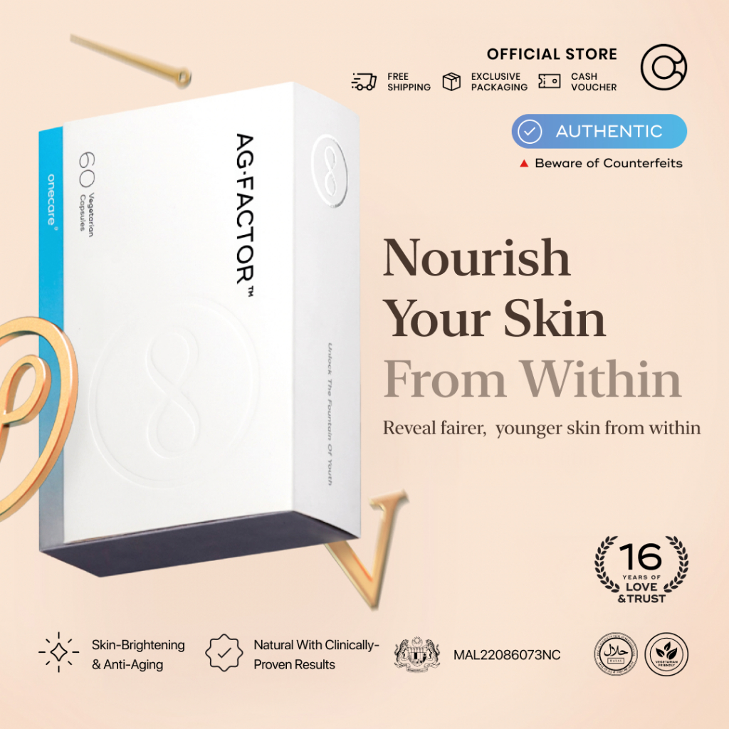 Onecare AG-FACTOR Natural Beauty Supplement For Aging, Whitening (60 ...