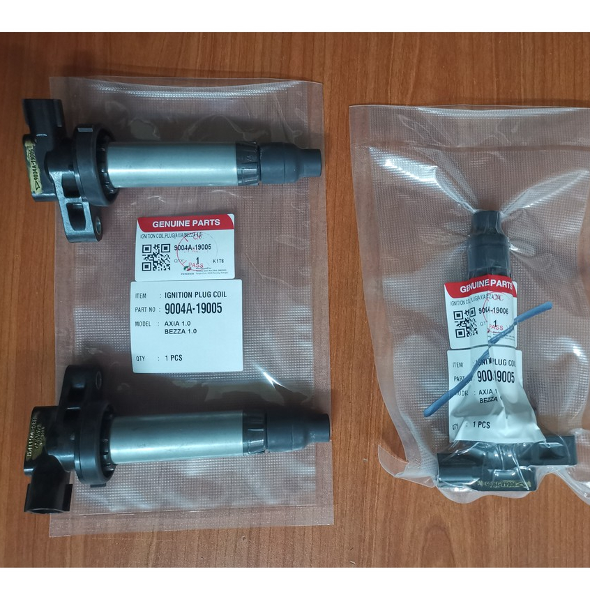 9004A-19005 - IGNITION PLUG COIL - ORIGINAL - PERODUA AXIA 1.0 BEZZA 1. ...