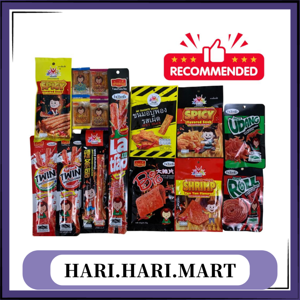 READY STOCK [10/30 Pcs] Thai Latiao Spicy Stick Viral - Halal Jajan ...
