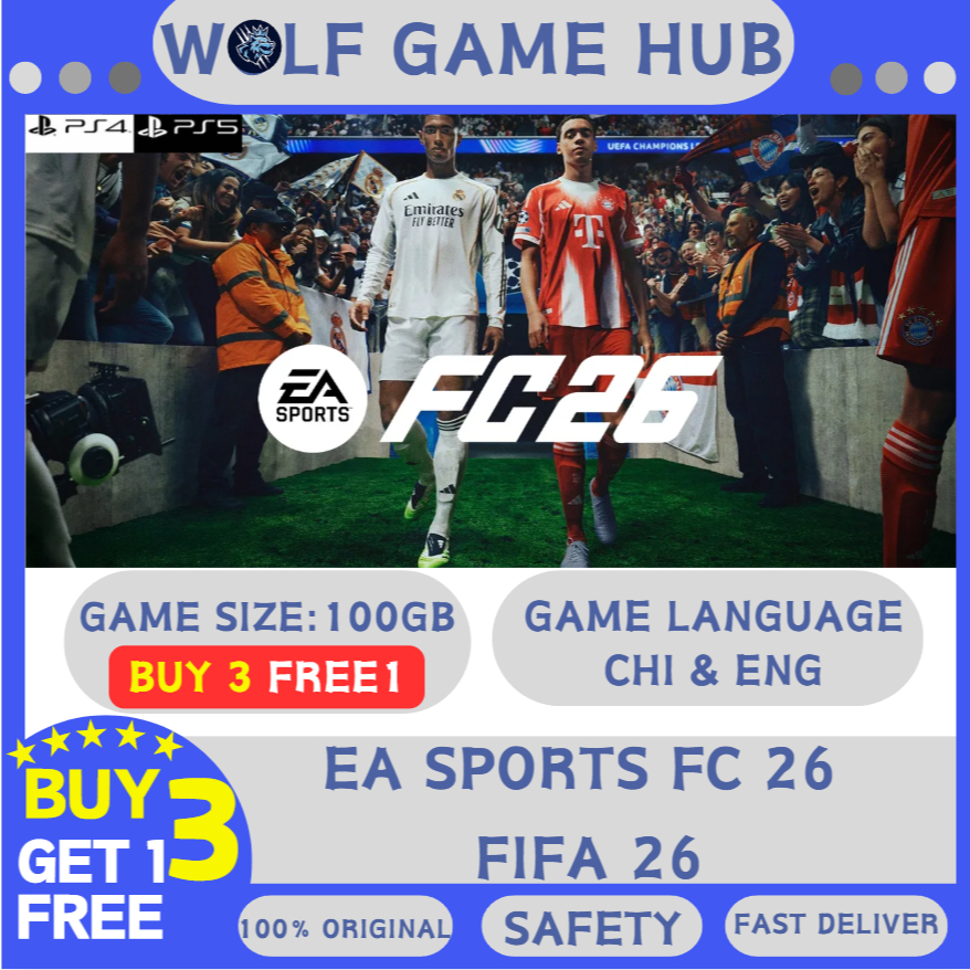 EA SPORTS FC 26 FIFA 26 ( PS4 & PS5 ) Game Digital Download Permainan ...