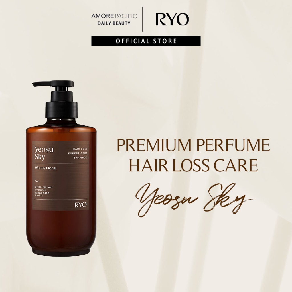 RYO Premium Perfume Yeosu Sky Woody Floral Shampoo 585ml | Shopee Malaysia