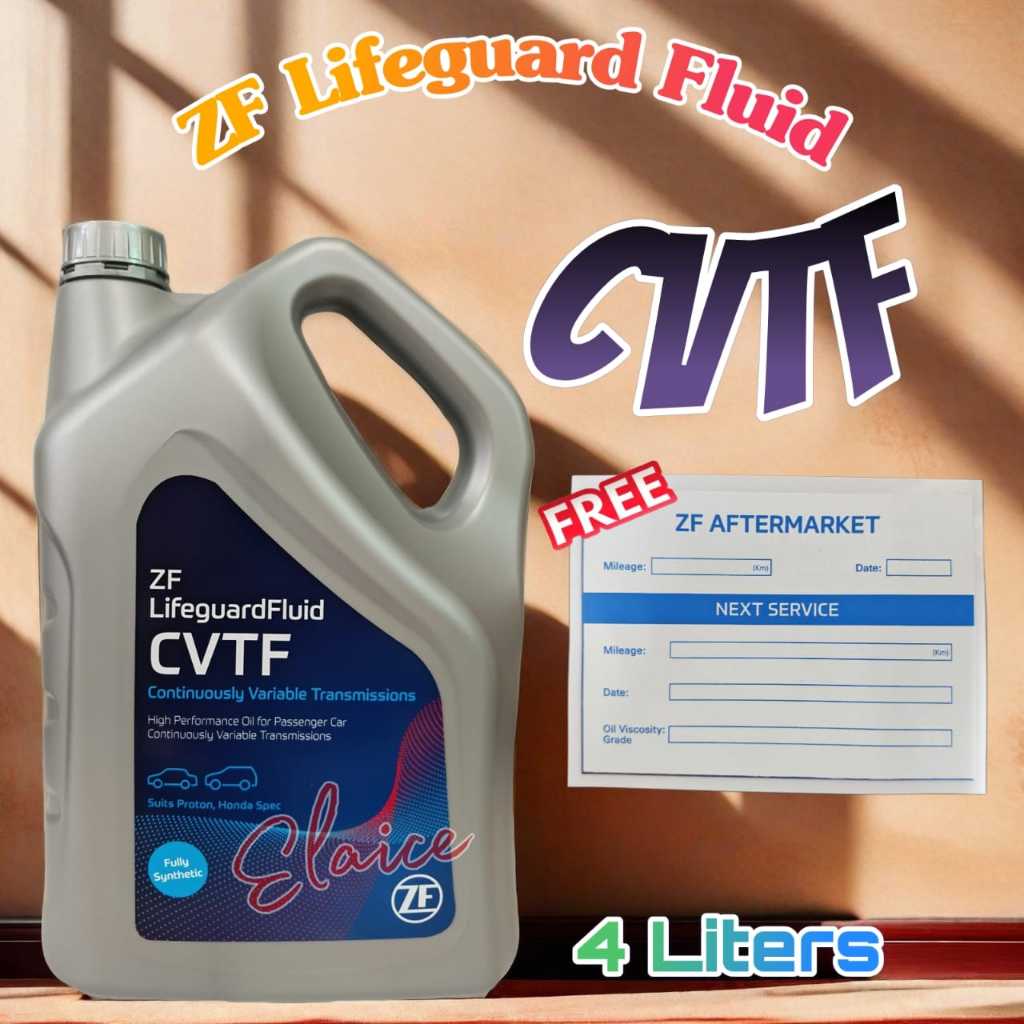 ZF CVTF (4 Liter) Lifeguard Transmission Fluid - Proton FLX Preve Exora ...