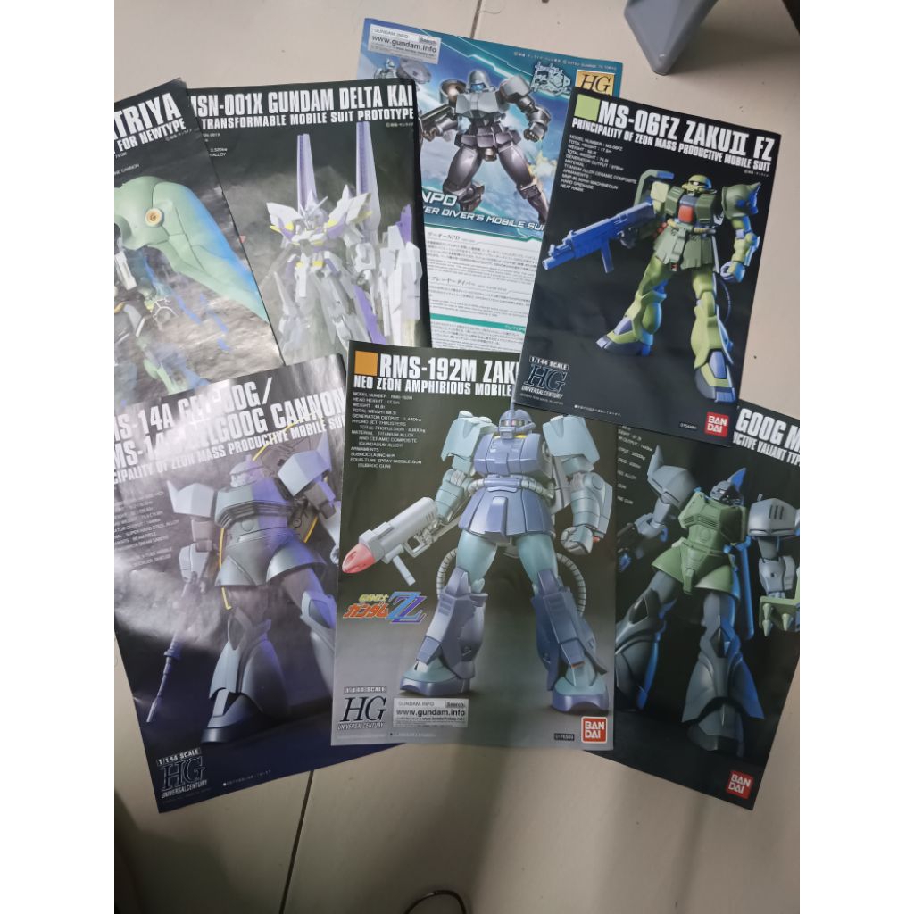 BANDAI Manual for gunpla (gunpla spare parts) | Shopee Malaysia