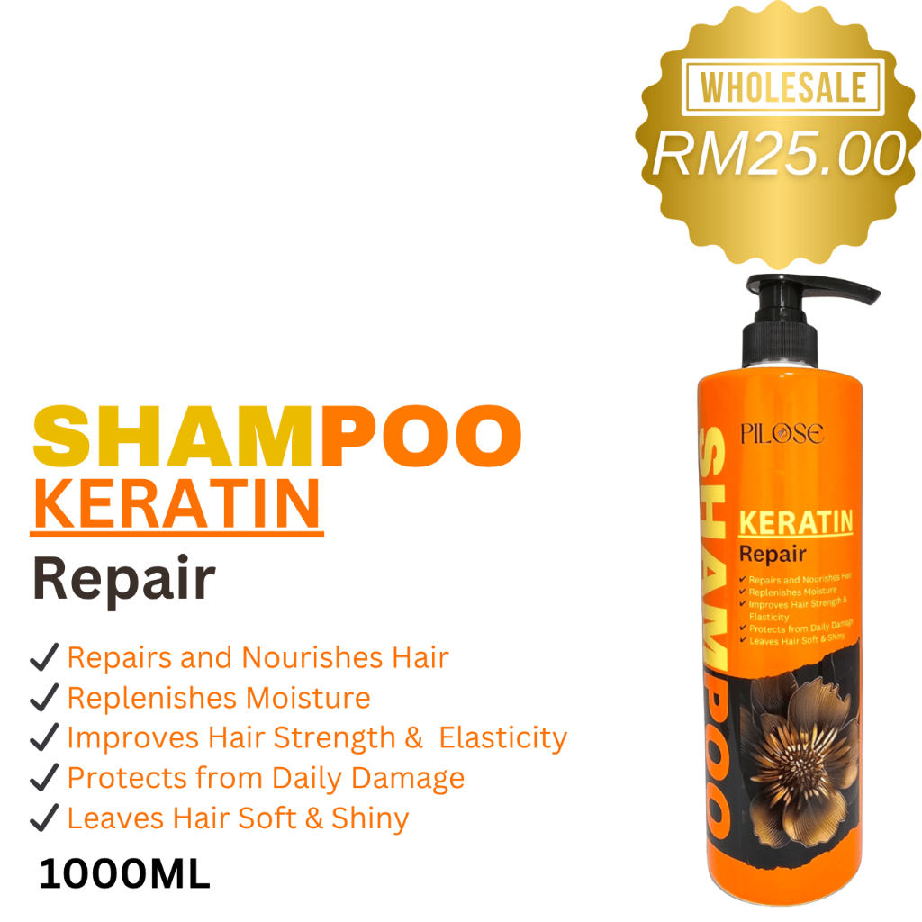 PILOSE Repair Keratin Shampoo 1000ml | Shopee Malaysia