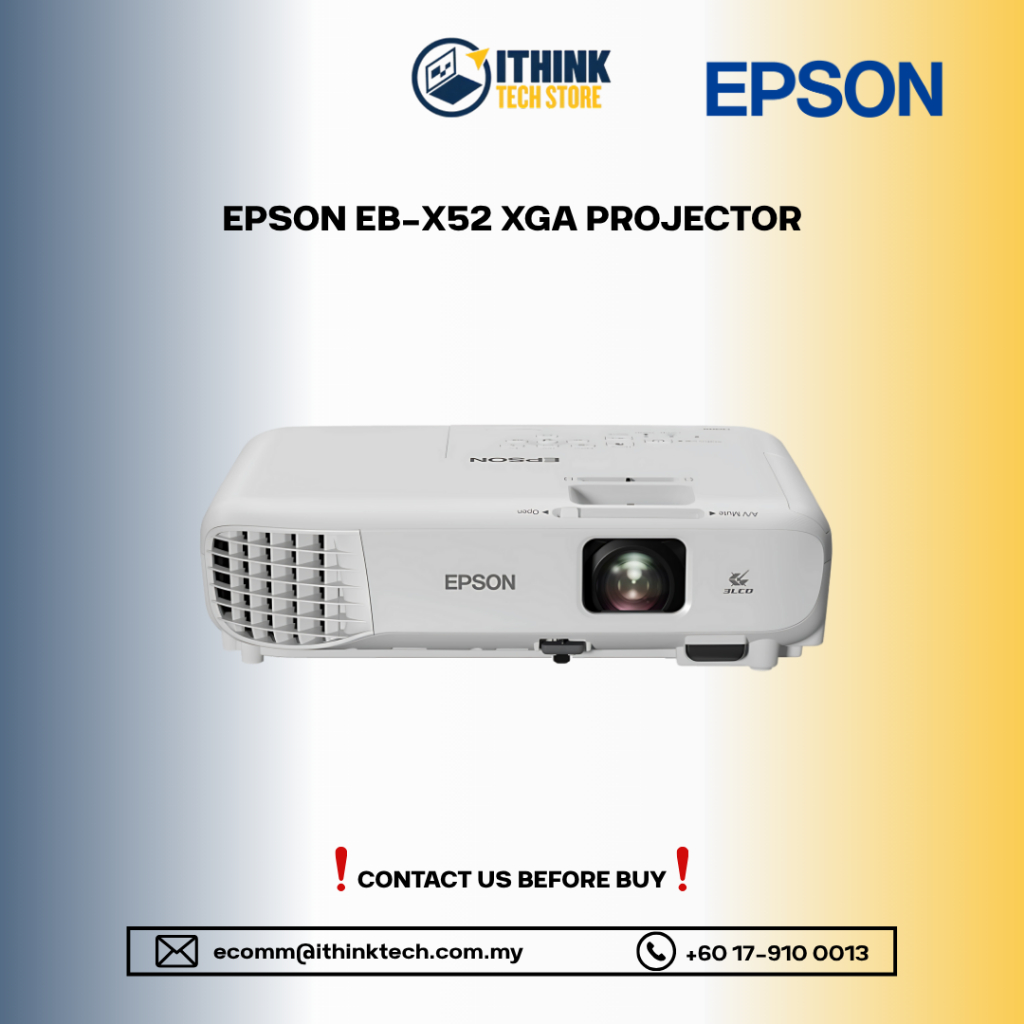 EPSON EB-X52 XGA PROJECTOR | Shopee Malaysia