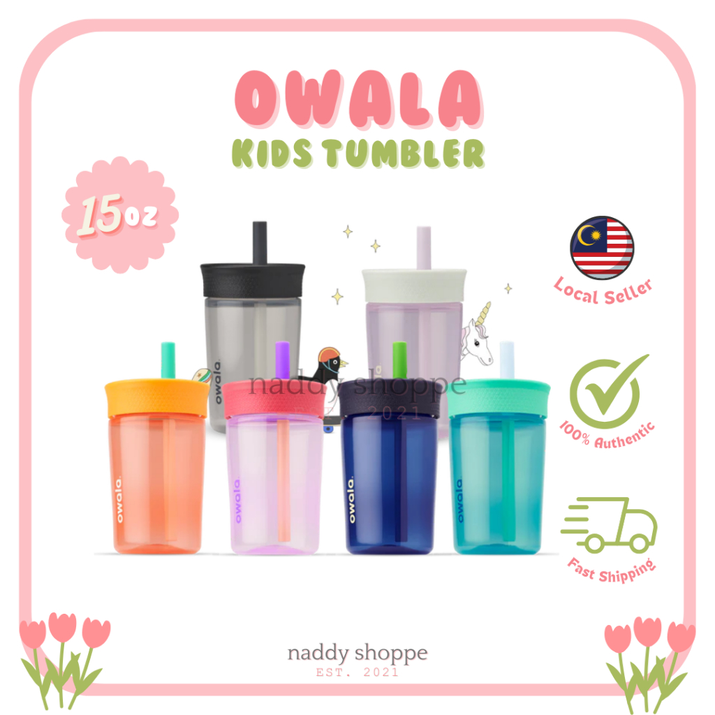 Owala® 15oz Kids Plastic Tumbler 100% Authentic Owala® from US | Shopee ...