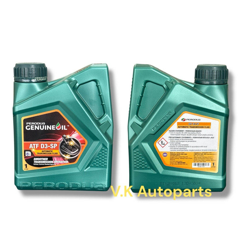 100% ORIGINAL PERODUA ATF D3-SP AUTOMATIC TRANSMISSION FLUID MINYAK ...