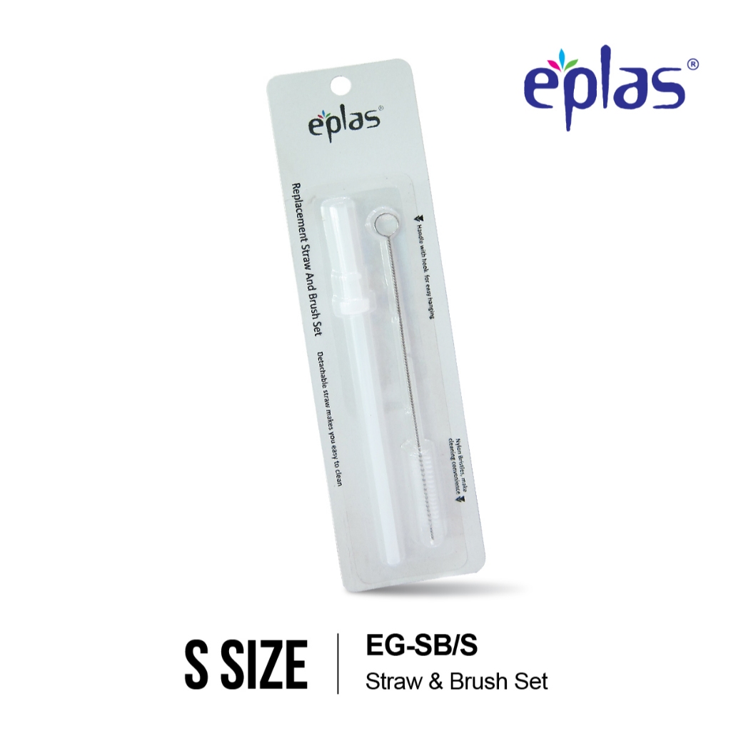 EPLAS ACCESSORIES Kids Bottle Straw & Brush Set,,Berus Botol,Tumbler ...