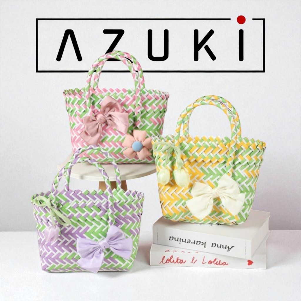 AZUKI Beg Anyaman Goodies Bag (S) Beg Doorgift Bakul Anyaman Plastic ...