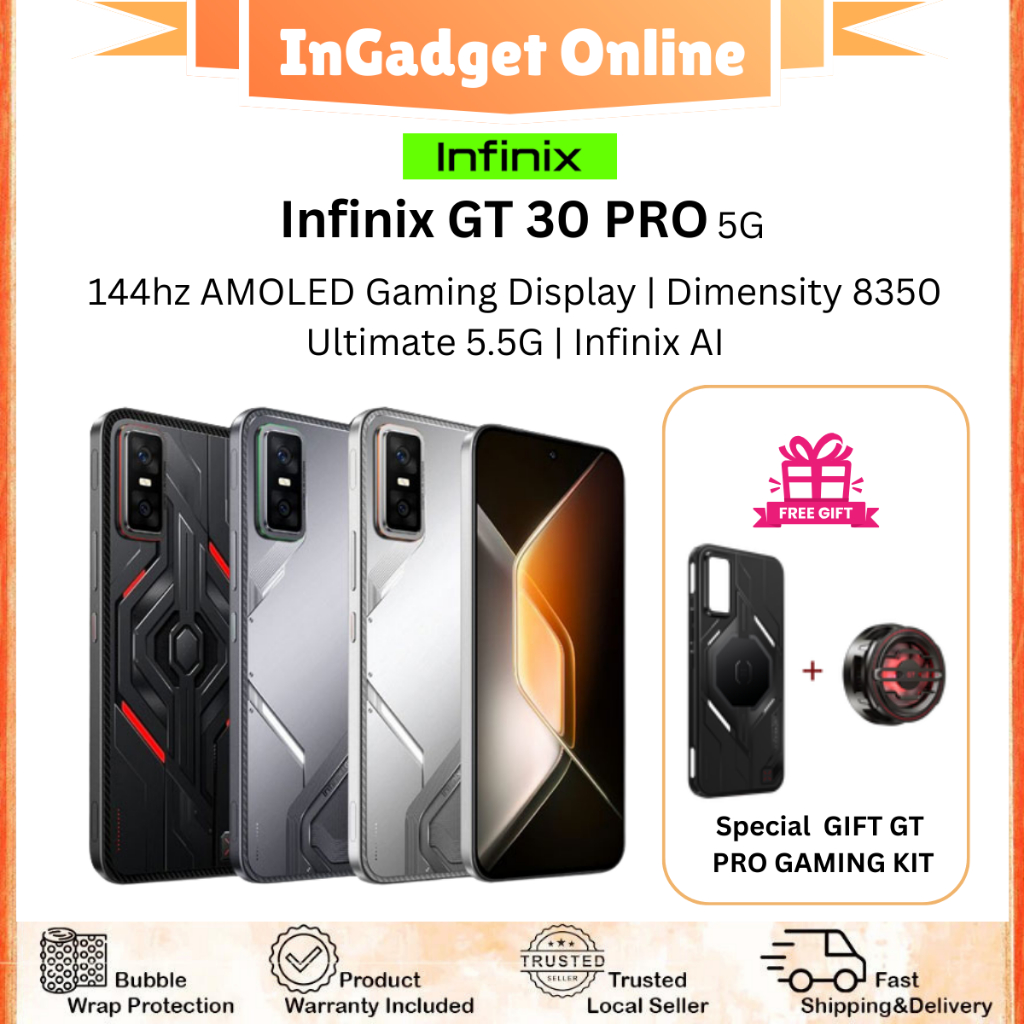 [PROMO] INFINIX GT30 PRO 5G | Dimensity 8350 Ultimate |5500 mAh battery ...