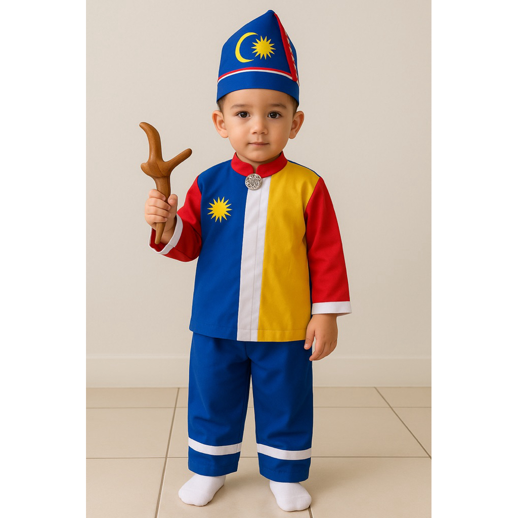 Baju merdeka design Sultan kain premium como crepe ready stock | Shopee ...