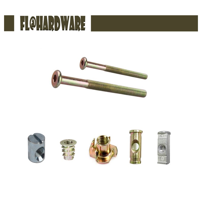 Skru Pemegang Penyambung Perabot Furniture Connector Fixing Screw Bolt ...