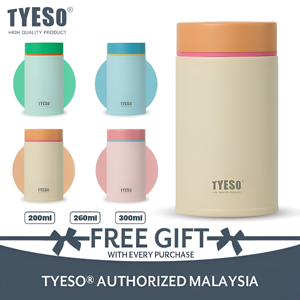 TYESO Thermos Food Jar 316 Stainless Steel Insulation (200/260/300ml) TS-01038/TS-01039/TS-01040 ...