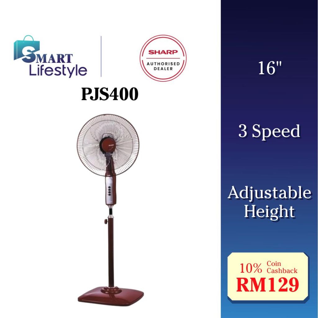 Sharp 3 Speed Stand Fan (16") PJS400 / Philips Stand Fan (16") ACP620 ...