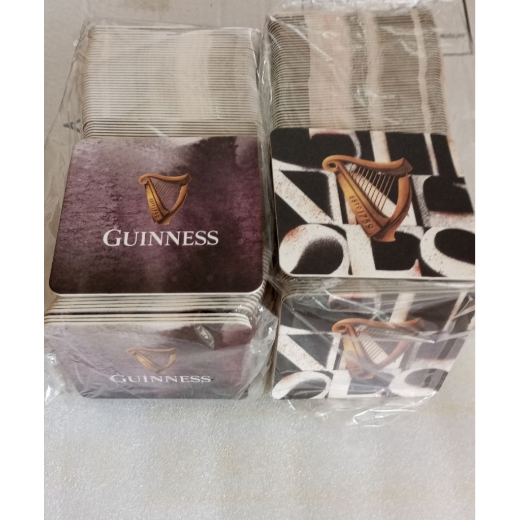 Coaster Guinness 50 / 100 / 200pcs cardboard cup mat | Shopee Malaysia