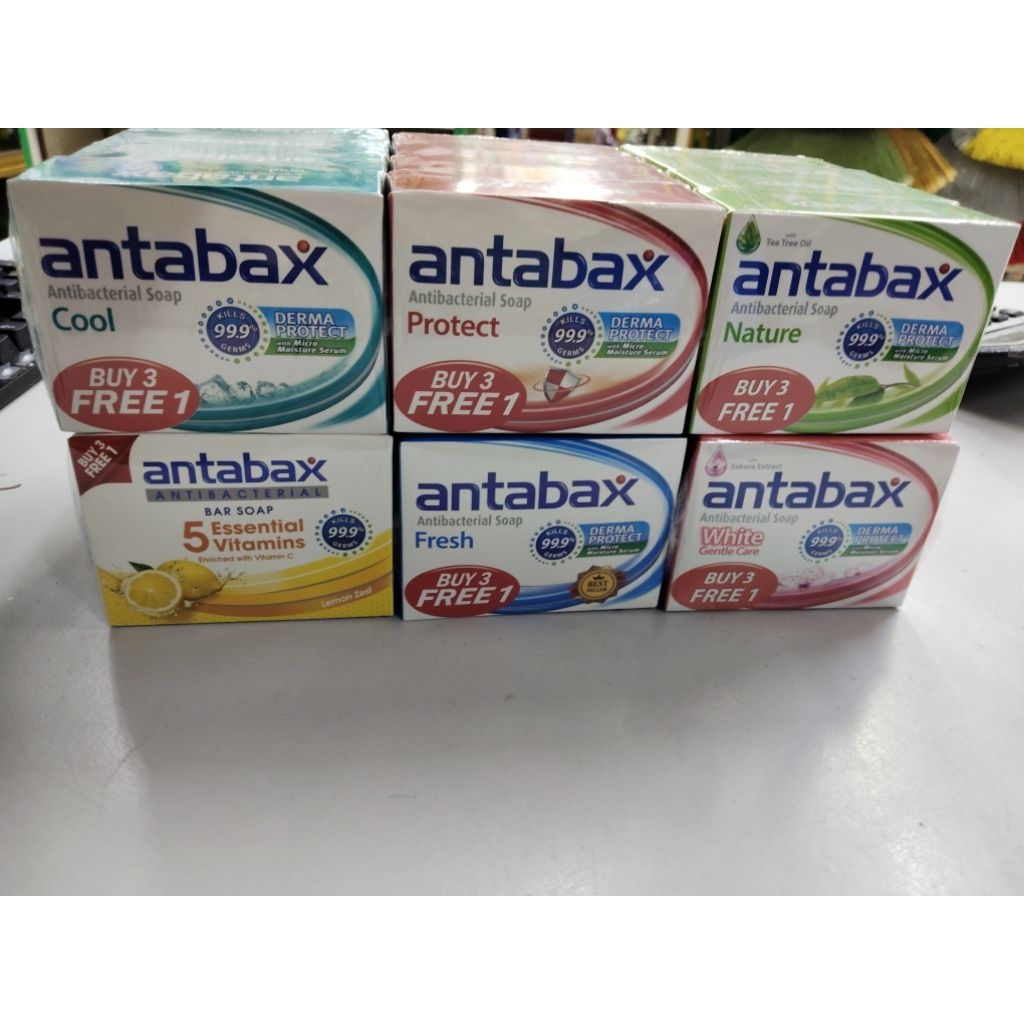 Antabax Antibacterial bar soap 4x75g | Shopee Malaysia