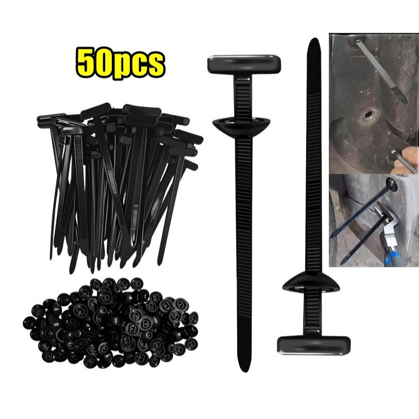 50pcs Wayer Klip Kereta Car Cable Tie Cable Clip Zip Tie Wire Tie ...
