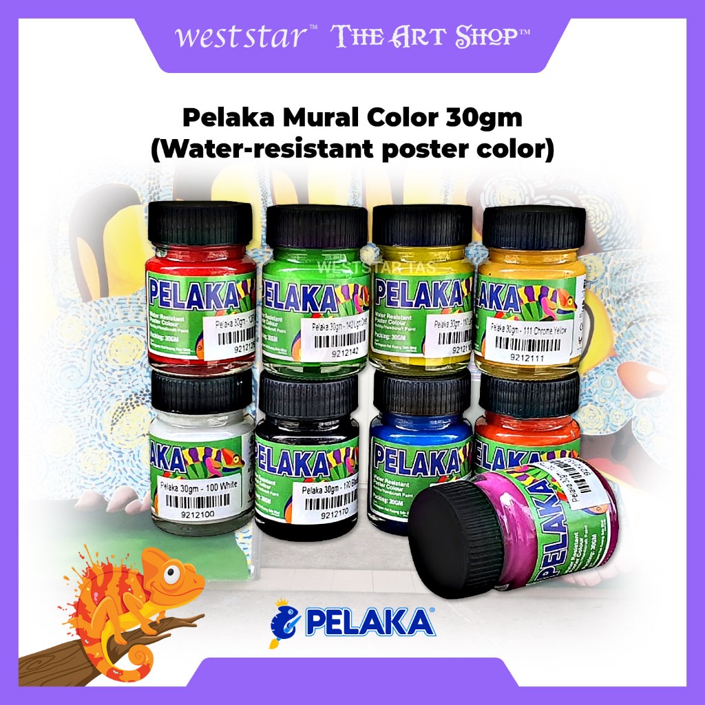 [Weststar TAS] Pelaka 30gm / Mural Color 30gm (Water-resistant poster ...
