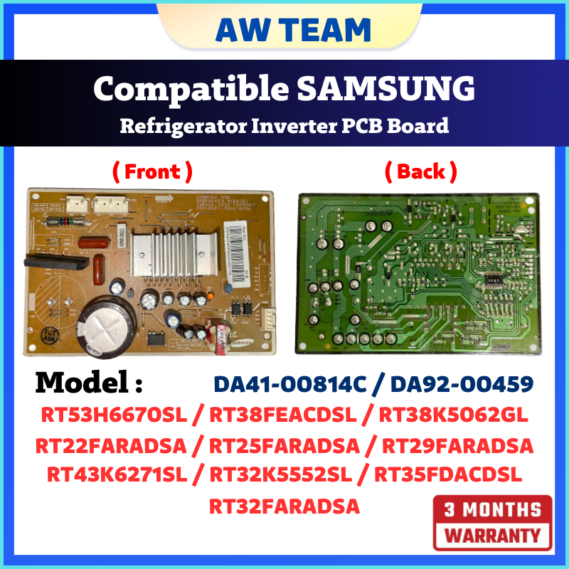 Compatible SAMSUNG REFRIGERATOR INVERTER PCB BOARD DA41-00814C / DA92 ...