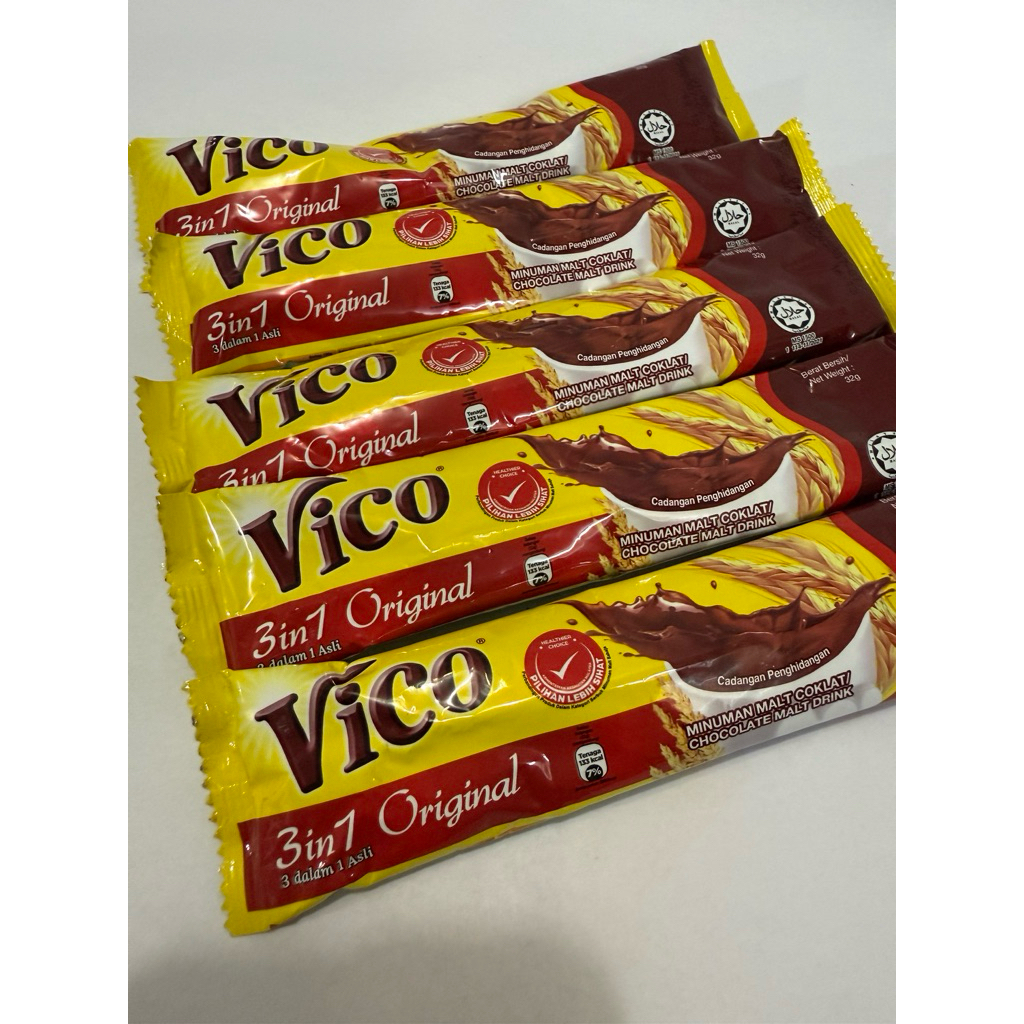 VICO ORIGINAL MINUMAN MALT COKLAT (loose - 1 sachet) | Shopee Malaysia