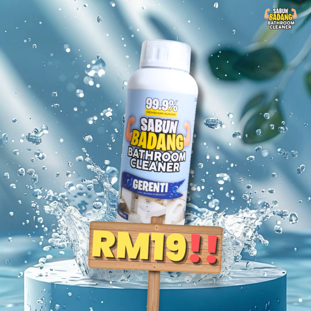 SABUN BADANG BATHROOM CLEANER - CUCIAN HARIAN | BERSIH BERSERI | MACAM ...