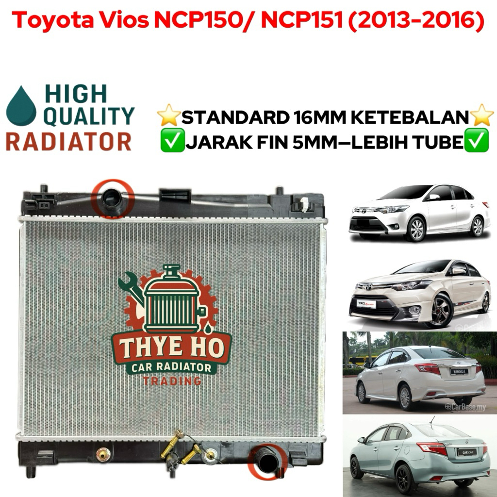 TOYOTA VIOS NCP150/ NCP151 13‘-16’ 16MM W5 (AUTO/MANUAL) HIGH QUALITY ...