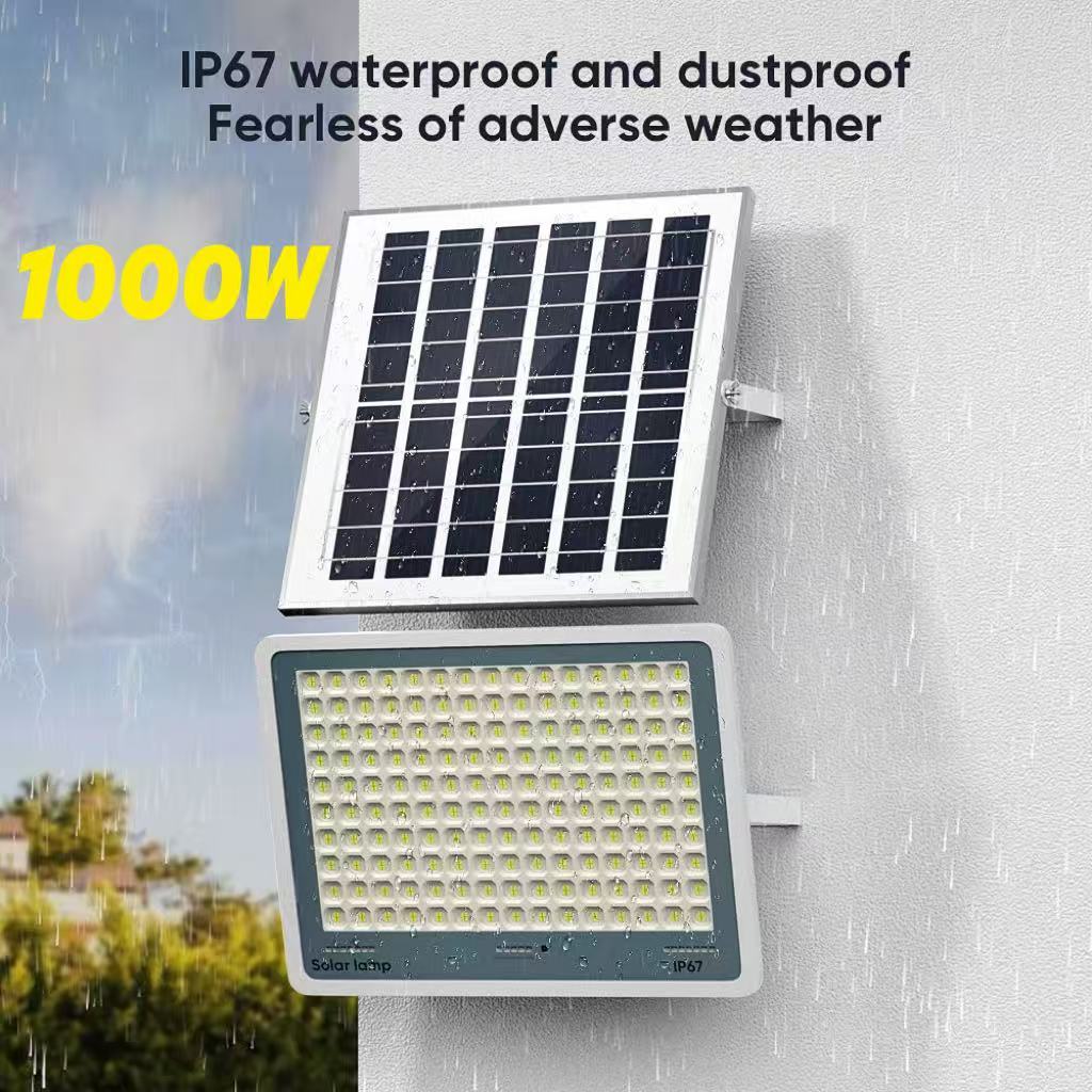 【READY STOCK】 1000W Lampu Solar Light Outdoor Lighting LED Solar ...
