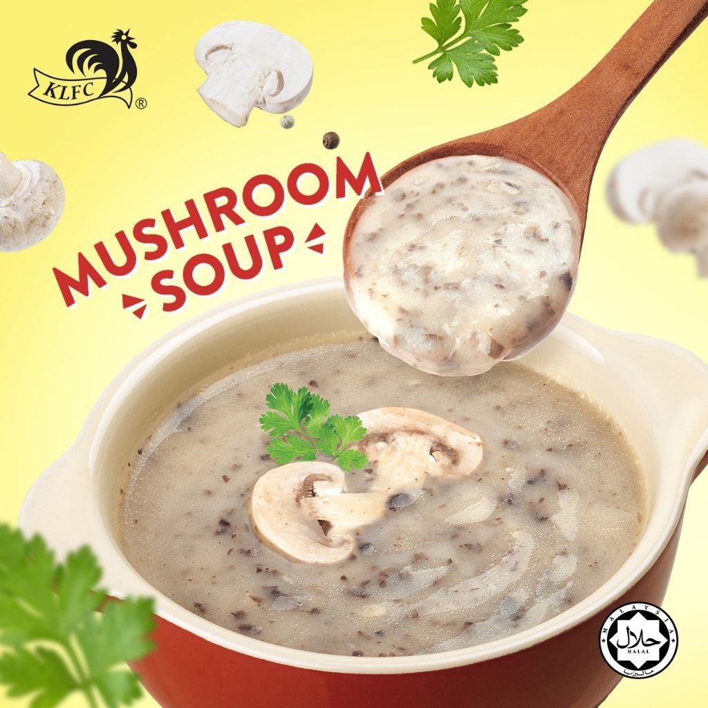 KLFC Mushroom Soup 180gm Instant Mushroom Soup | Shopee Malaysia