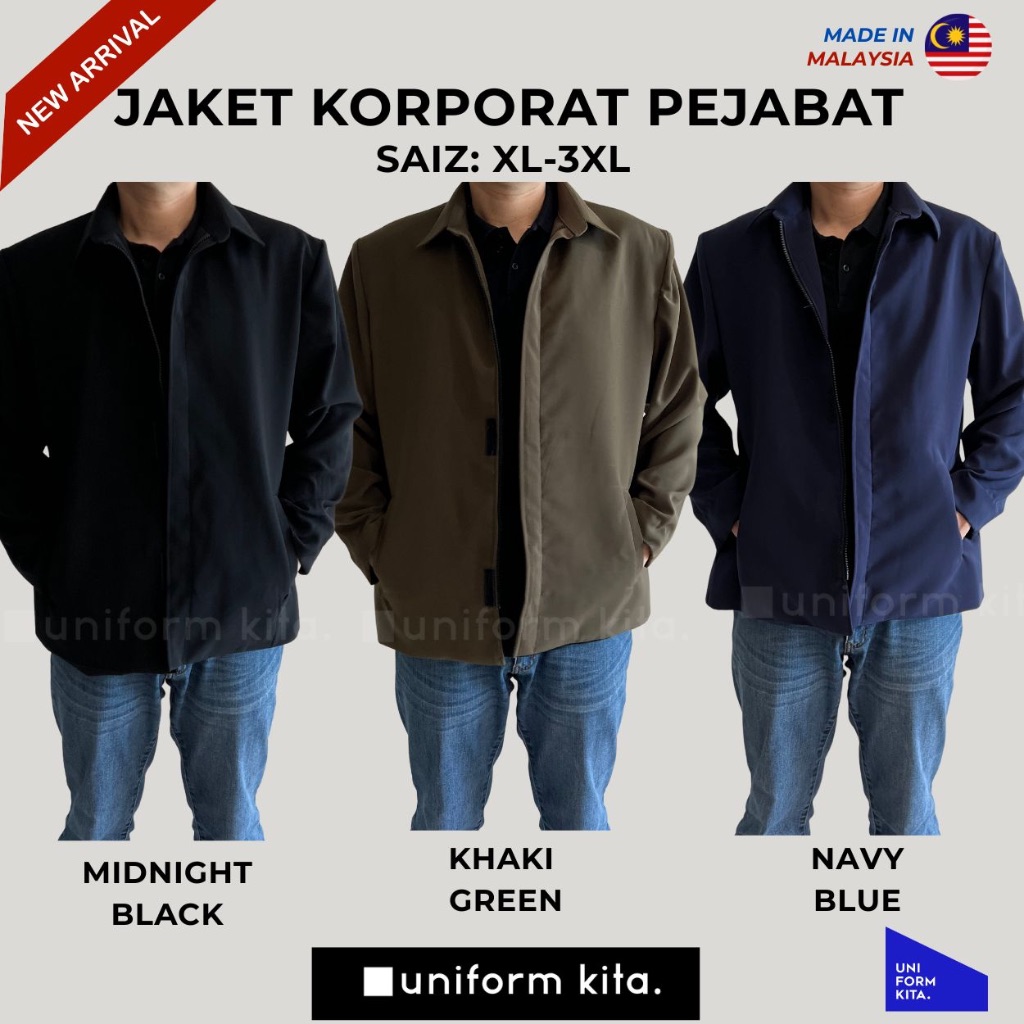 EXECUTIVE CORPORATE JACKET JAKET KORPORAT PEJABAT 🇲🇾💯 LIMITED STOK!!🔥 ...