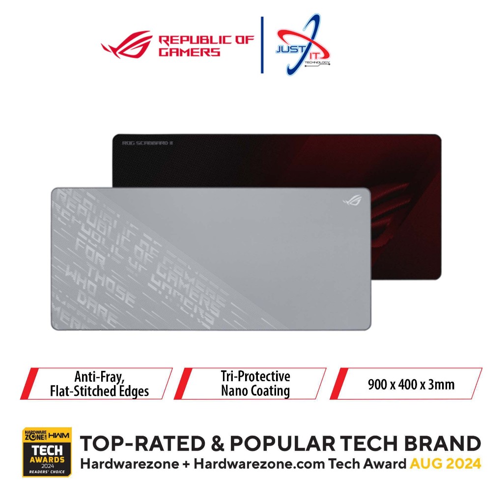 ASUS NC08 ROG SCABBARD II GAMING MOUSE PAD XXL 900x400x3mm (AC-90MP0210 ...