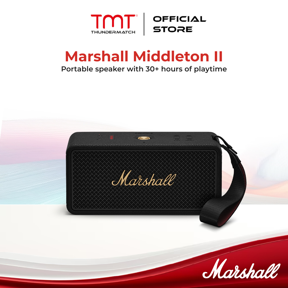 Marshall Middleton II Portable Bluetooth Speaker | Shopee Malaysia