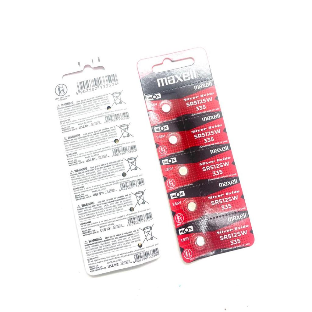 [GENUINE] Maxell SR41SW SR416SW SR512SW 384 335 Silver Oxide Battery 1 ...