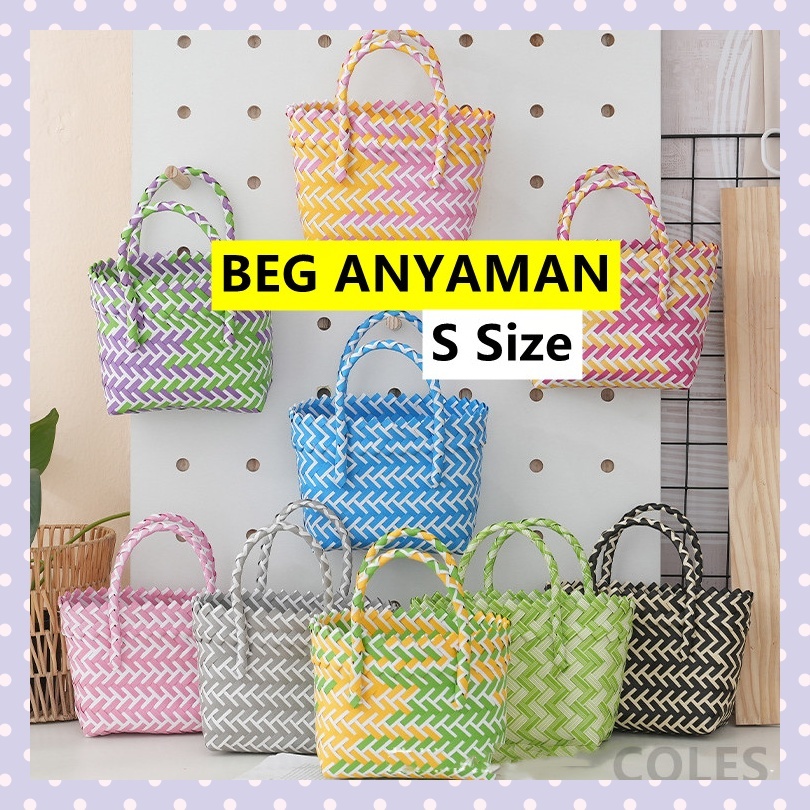 Beg Anyaman Goodies Bag (S) Beg Doorgift Bakul Anyaman Plastic Woven ...