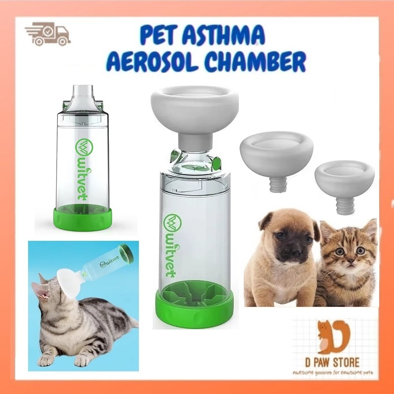 Inhaler Spacer Aerosol Chamber dengan 3 Mask Muka Silikon Perubatan ...