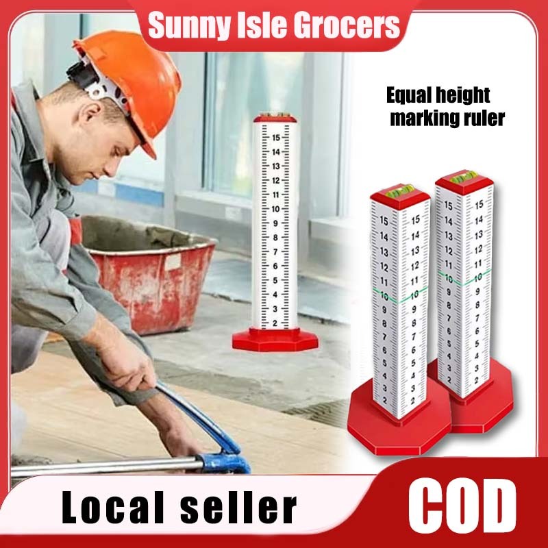 High and Low Positioning Equal Height Ruler Tiles Tool Kit Lightweight ...