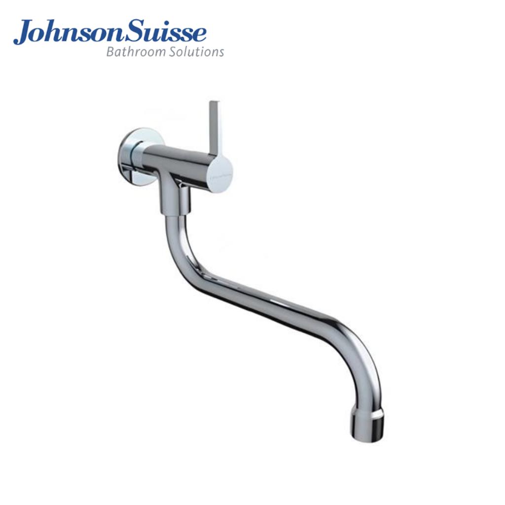 Johnson Suisse Lira 1/2" Ablution Tap cw Wall Flange WBFA301674CP ...