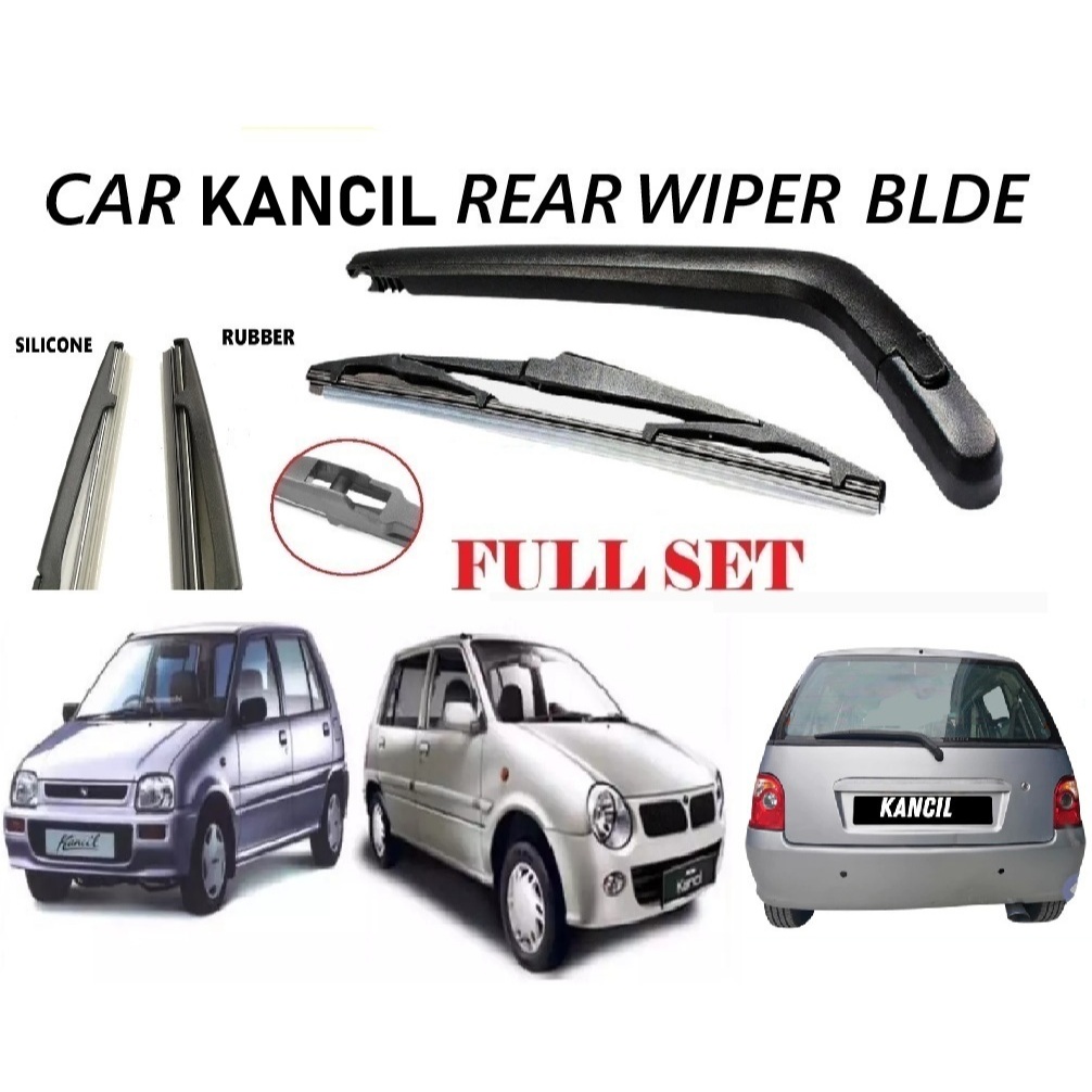 CAR REAR WIPER Kancil Full Set Arm Hanger Car Back Wiper Belakang ...
