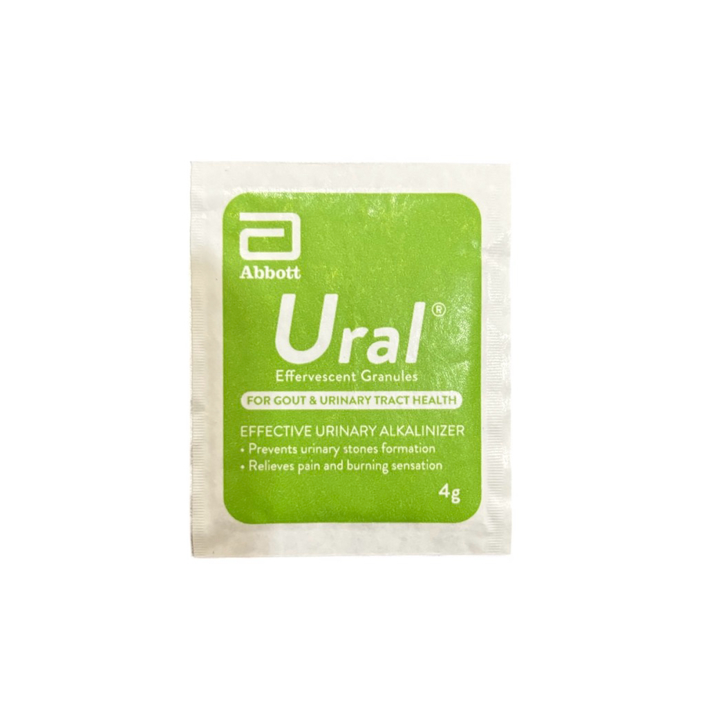Abbott Ural Effervescent Granules(Lemon Flavour)4 Gram Sachets | Shopee ...