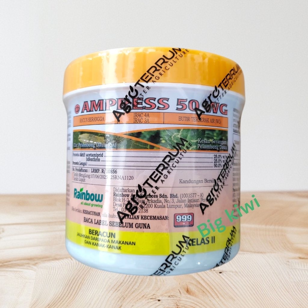 Ampress 50 WG 250G - Racun serangga insecticide acetamiprid 25% bifenthrin 25% ulat pelombong ...
